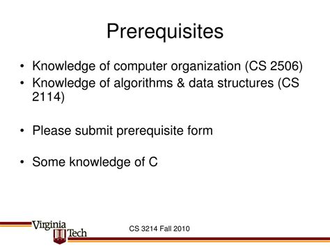 Ppt Cs 3214 Computer Systems Powerpoint Presentation Free Download