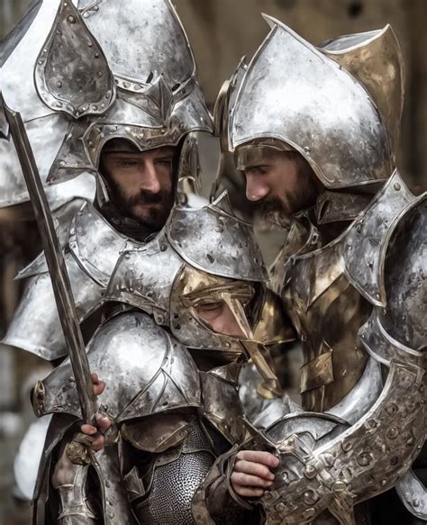Man In Decorated Crusader Armor And Crusader Helmet Stable Diffusion Man In Decorated Crusader Armor And Crusader Helmet Stable Diffusion