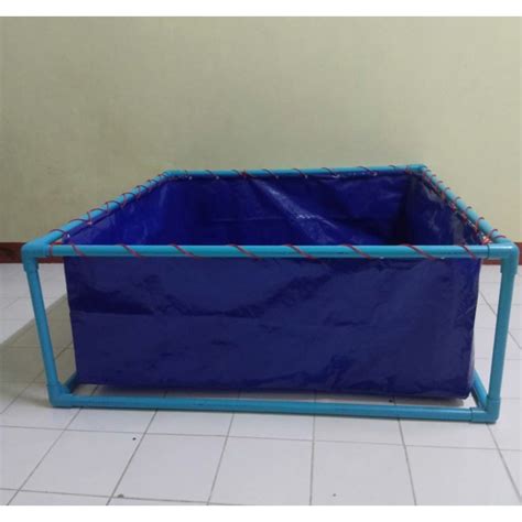 บ่อผ้าใบสำเร็จรูปเอนกประสงค์10012040ซม ไม่รวมโครง แถมเชือก Visanuprachachoo Thaipick