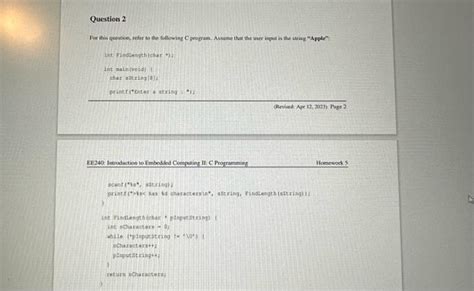 Solved A Draw A Pictare Of The Stack Frame For Functions Chegg