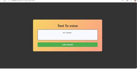 webdevelopment javascript html css techprojects webspeechapi