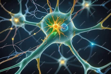 Premium Photo Sending Chemical And Electrical Signals In A Synapse