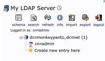 如何通过 phpLDAPadmin 向 LDAP 服务器填充用户和组 Flnug