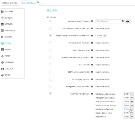 How Do I Set Zero Client Password In Pcoip Management Console Hp