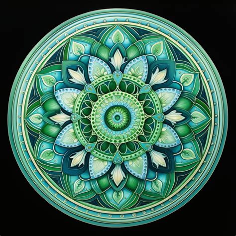 Premium Ai Image Peace Mandala
