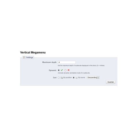 módulo prestashop megamenu vertical con categorías ja modules