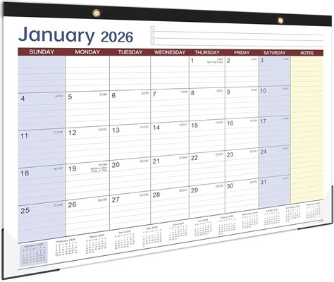 2026 Desk Calendar 17 X 12 Desk Calendar 2026 Morocco Ubuy