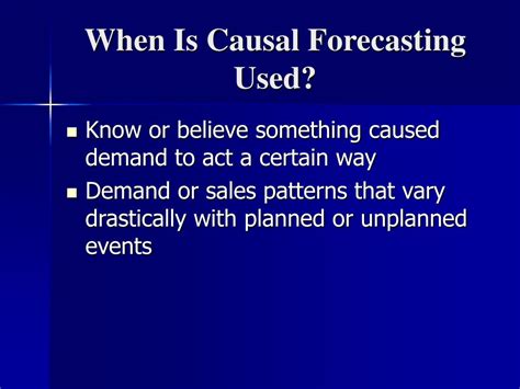 Ppt Causal Forecasting Powerpoint Presentation Free Download Id 404608
