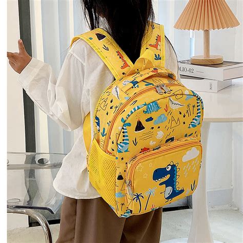 2022 만화 어린이 Schoolbag 귀여운 공룡 유니콘 배낭 소년 소녀 학교 가방 유치원 유치원 아기 가방 책가방