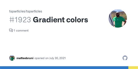 Gradient Colors · Issue 1923 · Tsparticlestsparticles · Github