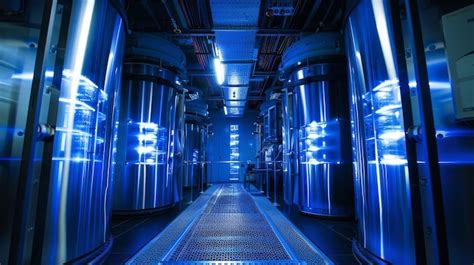 A Quantum Encryption Facility Futuristic Technology Premium Ai Generated Image