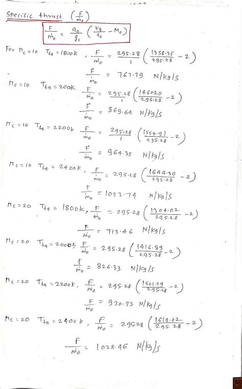 [solved] please use excel to solve calculate the variation with t4 of exit mach number exit