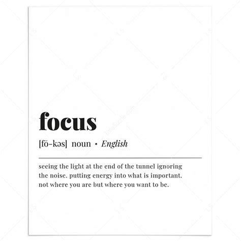 Focus Definition