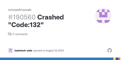 crashed code 132 · issue 190560 · microsoft vscode · github