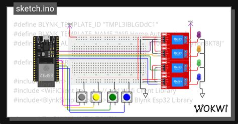 Wi Fi Home Automation Copy 2 Wokwi Esp32 Stm32 Arduino Simulator