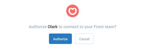 front integration guide olark