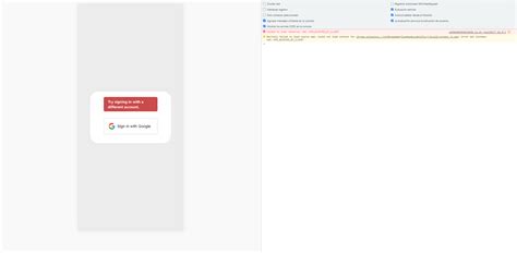 Not Signing In Try Signing In With A Different Account Error · Issue