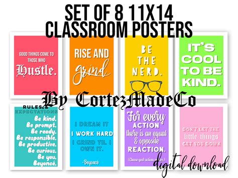 Printable School Posters