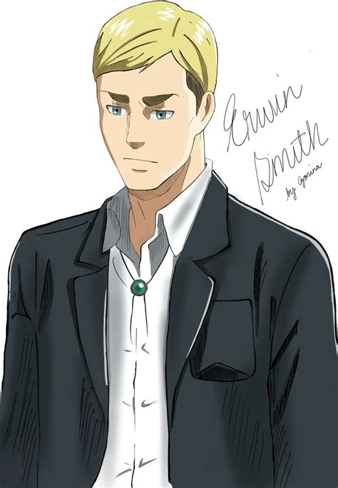 “shinzou Wa Sasageyo” 😢 A Simple Portrait Of Erwin Smith By Me Ps Hes Wearing The Oversized