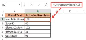 How To Extract Number From Text In Excel Beginning End Or Middle
