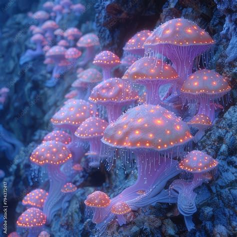 Bioluminescent Fungi And Methane Producing Archaea In Subterranean