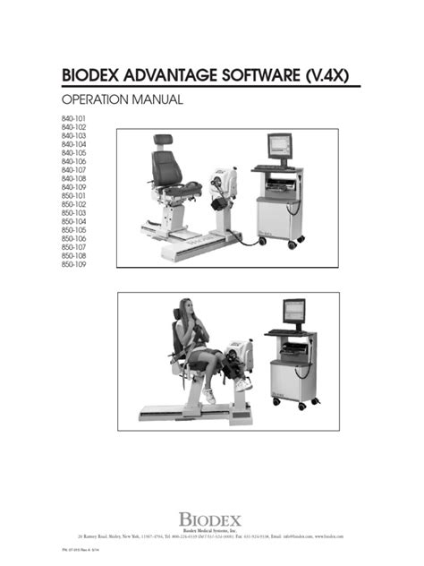 Biodex Pdf