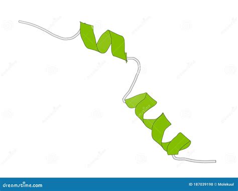Glucagon Like Peptide 1 Glp 1 Molecule Chemical Structure Glp 1 Is Being Investigated For The