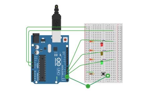 Circuit Design Copy Of Arduino Project 02 Spaceship Interface Tinkercad