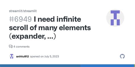 I Need Infinite Scroll Of Many Elements Expander · Issue 6949
