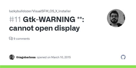 Gtk Warning Cannot Open Display · Issue 11 · Luckybulldozer