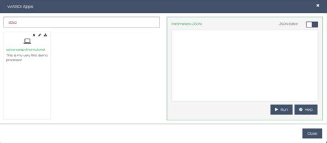 Python Tutorial — Wasdi Documentation Center Documentation