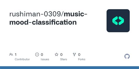 Github Rushiman 0309music Mood Classification