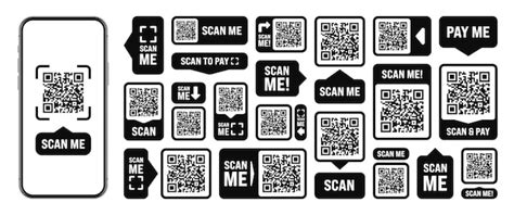 Scannez Moi Qr Code Autocollant Paiement En Ligne Offre Spéciale Vente Autocollants Achat