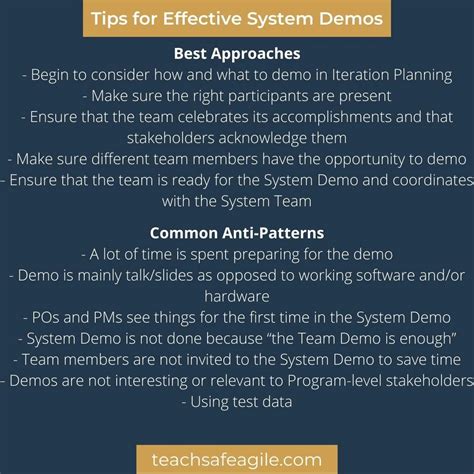 Effective System Demo