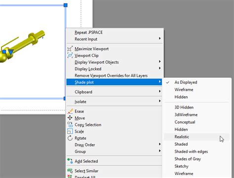 Drawing Is Always Printed In Wireframe When Plotting It From Autocad
