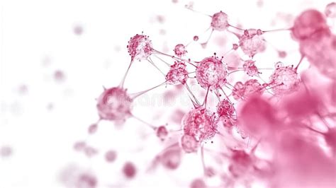 A Close Up Of A Human Cell Under A Microscope Depicting The Eff Stock