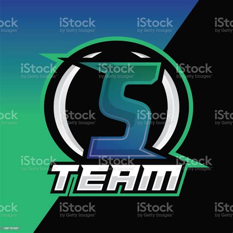 Letter S 마스코트 E스포츠 로고 디자인 Esport 로고 일러스트 템플릿 게이머 팀 로고 디자인 Championship에 대한 스톡 벡터 아트 및 기타 이미지
