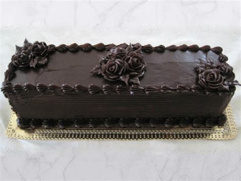 Rectangle Chocolate Cake