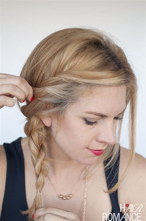 Easy Twisted Ponytail Hairstyle Tutorial Hair Romance