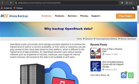 OpenStack Backup And Recovery Cinder Nova And Swift