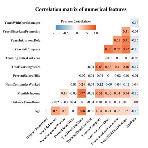 Correlation Matrix Of Numerical Features Positive Values Red
