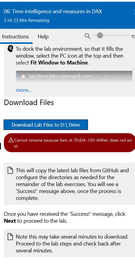 Unable To Download Files For Lab Time Intelligence And Measures In