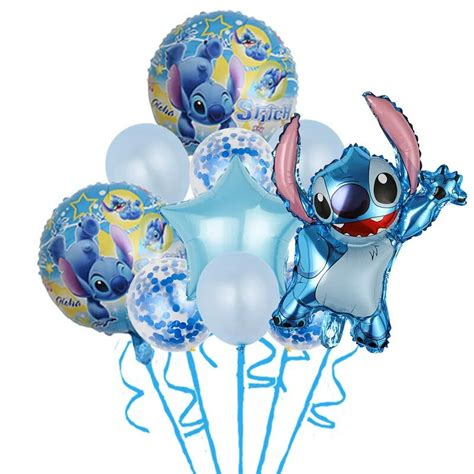 Disney Juego De Globos De Aluminio Para Fiesta Temática De Lilo