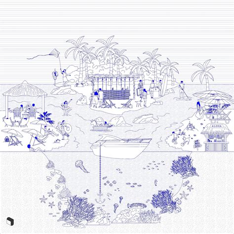 Cad Beach Section Png Toffu Co Beach Architecture Landscape