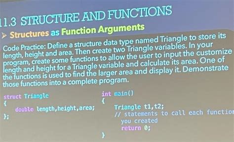 Solved STRUCTURE AND FUNCTIONS Structures As Function Chegg