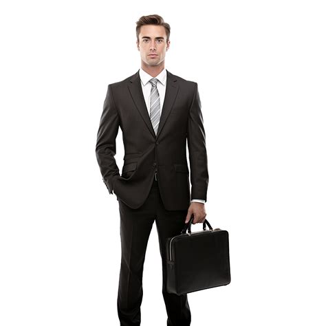 AI Generated Businessman Isolated On Transparent Background PNG