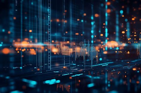 Abstract Digital Data Visualization Stock Illustration Illustration