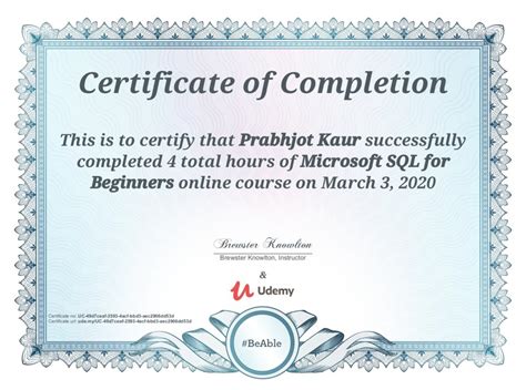Prabhjot Kaur On Linkedin Sql Microsoftsql Udemy