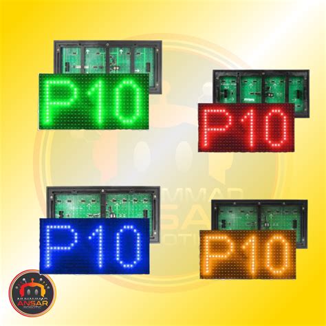 P10 SMD LED Display Board Single Color MArobotic