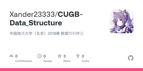 Github Xander Cugb Data Structure
